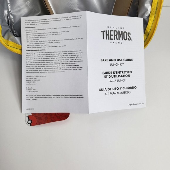 Thermos | Accessories | Thermos Pokemon Kids Insulated Soft Lunch Box ...